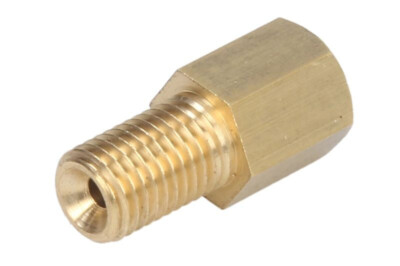 Brake Line Pipe Brass M10x1.25 Female to Male Reducer Fitting Connector ...