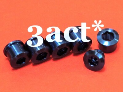 10 pcs Blue (5 Bolt & 5 Nut) Titanium/Ti Chainring Double, Triple ...