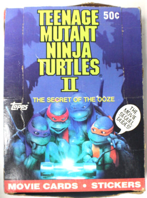 Teenage Mutant Ninja Turtles 2 Secret of the Ooze Trading Cards Wax ...