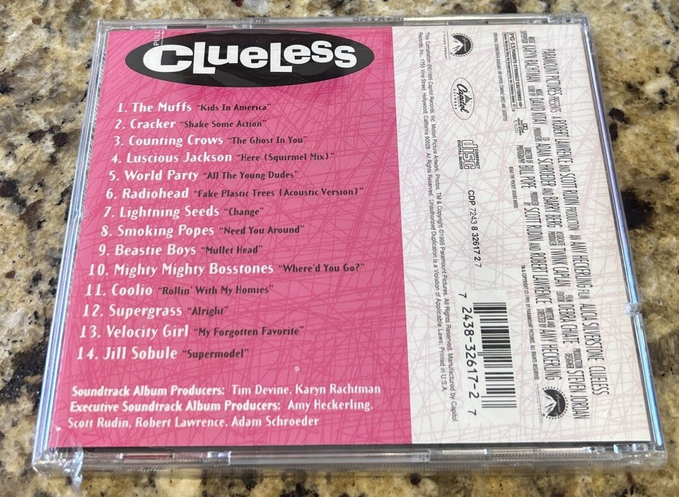 Clueless: Original Motion Picture Soundtrack - Audio CD NEW SEALED HYPE ...