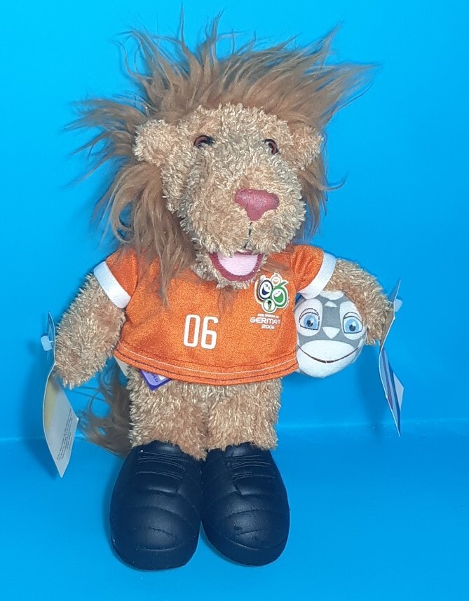 Goleo Plush Mascot Germany 2006 World Cup Plush Lion Soccer 10" Toy | eBay