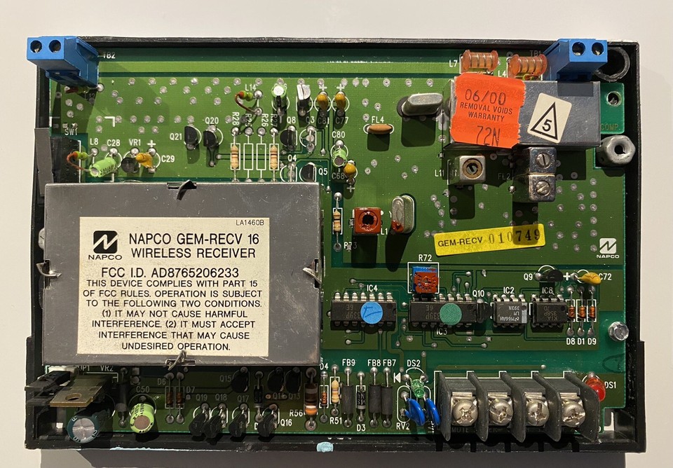 NAPCO Gemini Computerized Security System Cabinet LA1474A + Wireless ...