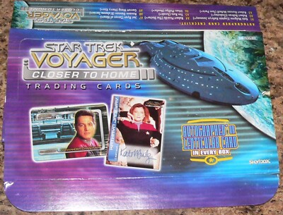 Star Trek Voyager Closer to Home by Skybox in 1999. Empty card box. | eBay