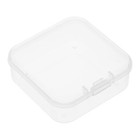 1x Storage Container Box 5.5x5.5x2cm for DIY Art Craft Accessor Jewelry ...