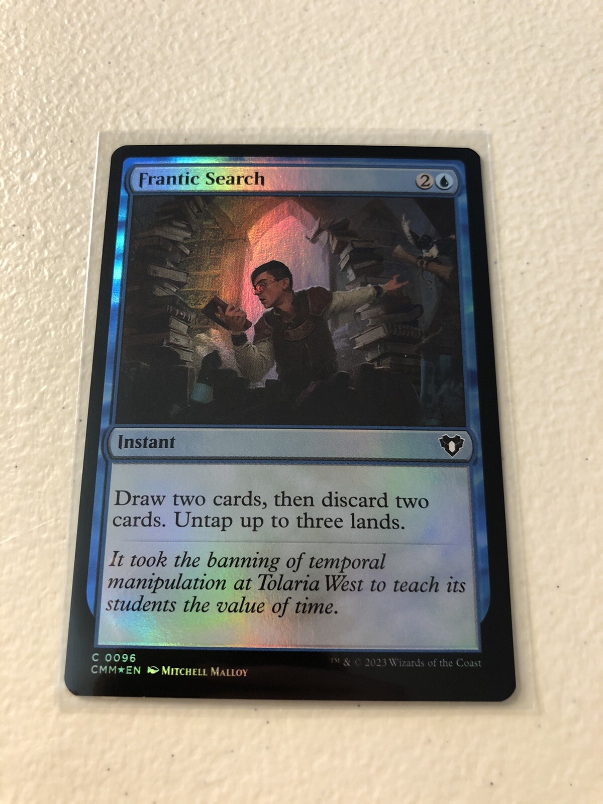 Frantic Search Foil Commander Masters CMM MTG Magic The Gathering Pack ...