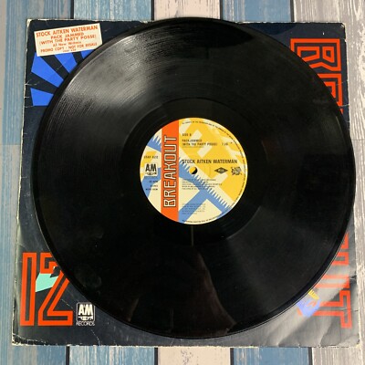 STOCK AITKEN WATERMAN Pack Jammed (W/ The Party Posse) 12" PROMO SINGLE ...