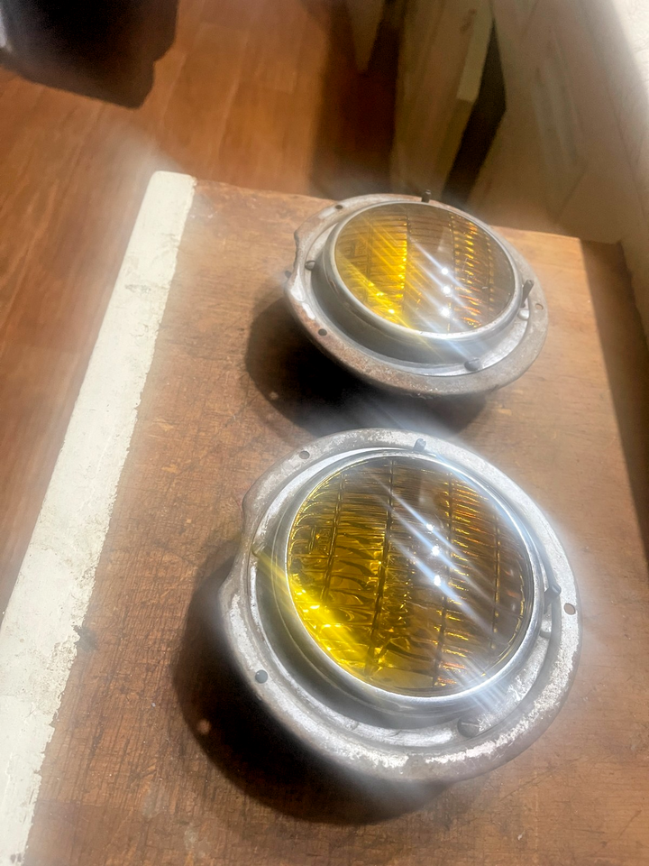 1946 1947 1948 Lincoln fog lights VERY RARE CHECK IT OUT | eBay