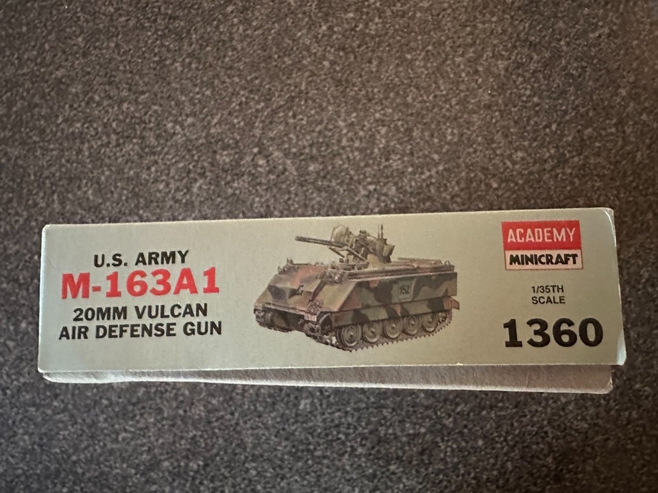 Academy 1/35 Scale #1360 M163A1 20mm Vulcan Defense Gun | eBay