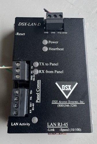 DSX LAN D TCP/IP INTERFACE MASTER PANEL COMMUNICATION MODULE SPEED 10/ ...