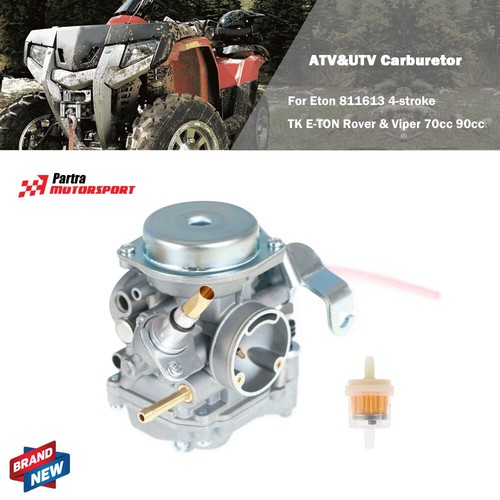 Carburetor Fit For Eton 811613 4-stroke TK E-TON Rover & Viper 70cc ...