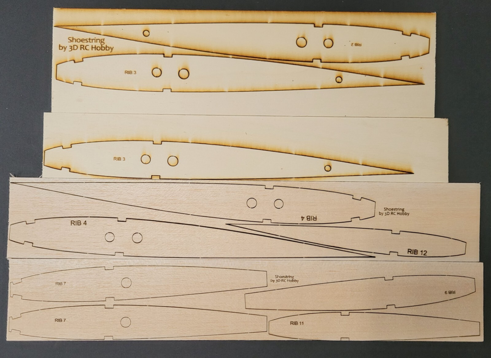 Shoestring Racer 69" WS R/C Airplane Laser Cut Balsa Ply Short Kit W ...