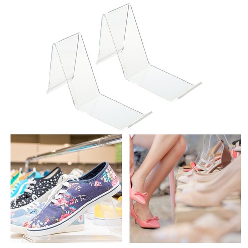5 Pcs Shoe Riser Display Footwear Stands Acrylic Support Versatile High ...