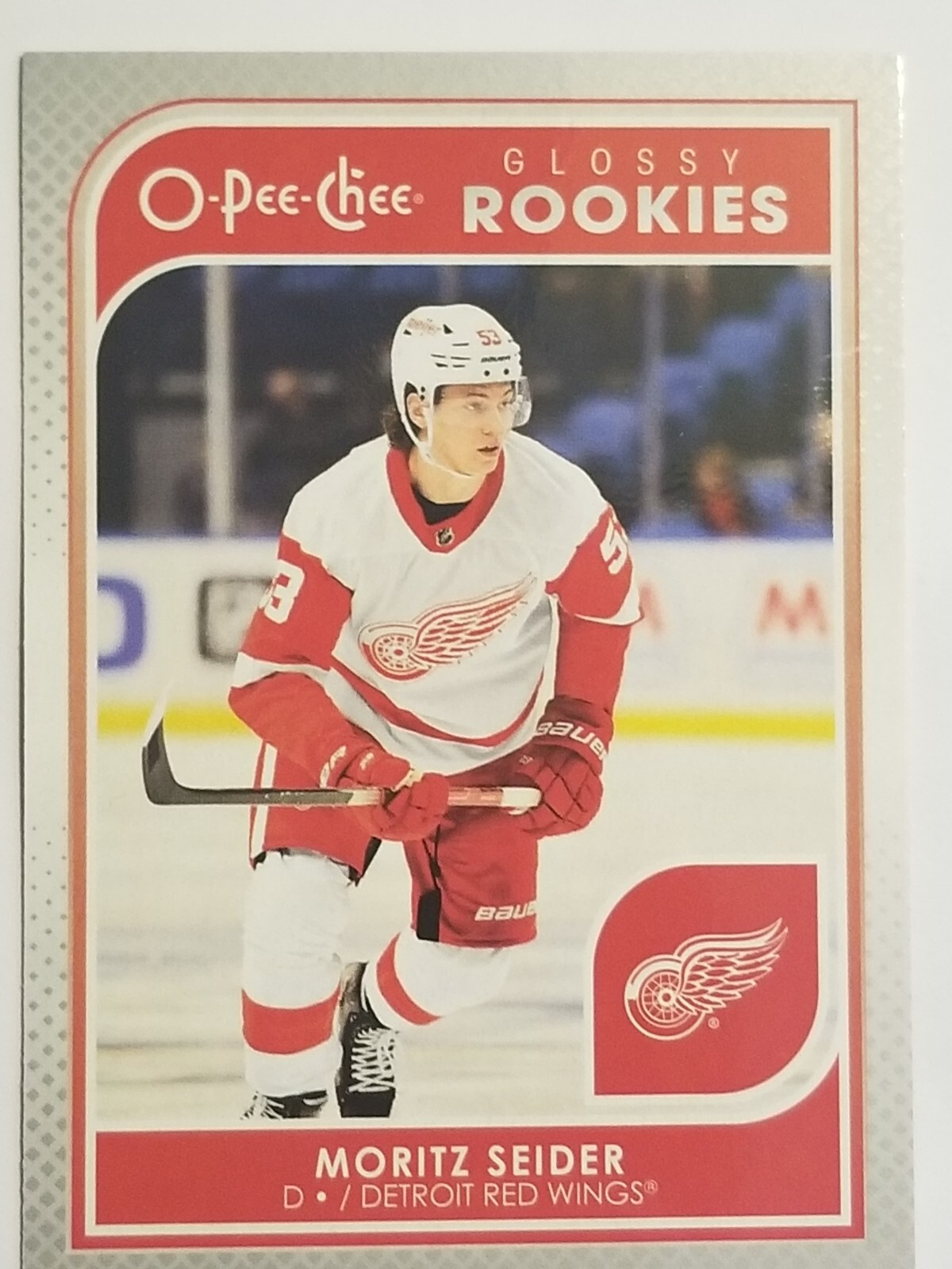 2021/22 Upper Deck Series 2 Moritz Seider O-Pee-Chee Glossy Silver ...