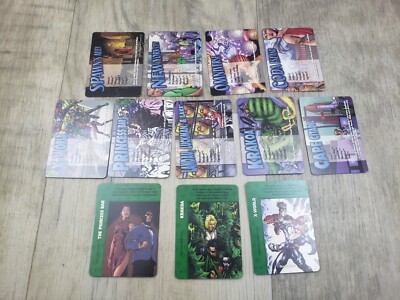 MARVEL & IMAGE OVERPOWER CARD LOT - LOCATION & ASPECT CARDS - X-MEN ...