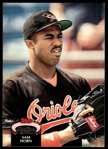 1992 Topps Stadium Club 269 Sam Horn Baltimore Orioles Baseball Card | eBay