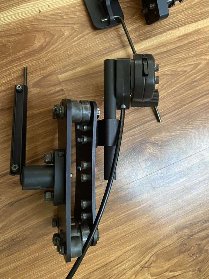 Sunrise Quickie Iris Tilt Wheelchair Foot Lever Action Brakes Assembly ...