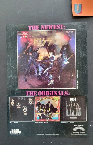 Kiss Alive! Album Promo Print Advertisement 1975 | eBay