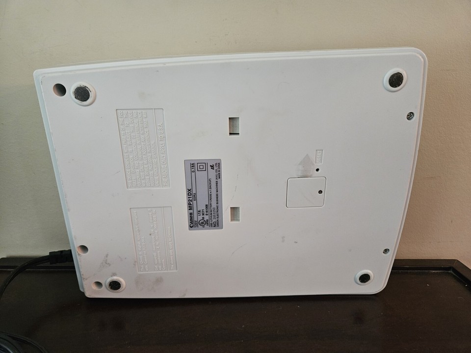 Canon MP21DX 12-Digit Ribbon Printing Calculator Black/Red Print 3.5 ...