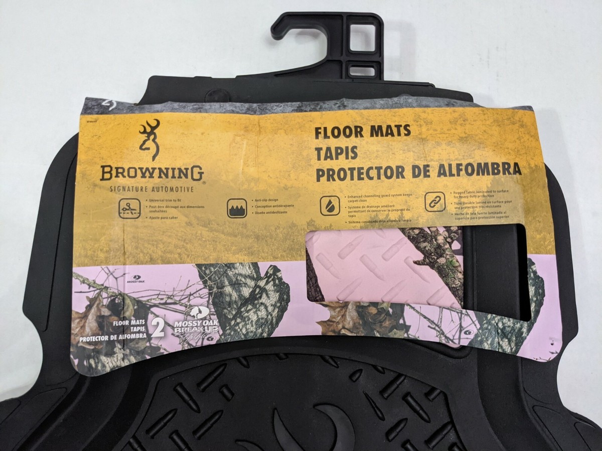 Pink Camo Browning Floor Mats | Floor Roma