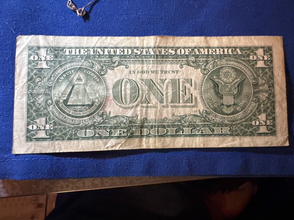 US one dollar note # c 31231323H | eBay