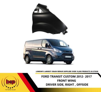 FORD TRANSIT CUSTOM FRONT WING RIGHT DRIVERS SIDE PRIMED 2013 - 2017 ...
