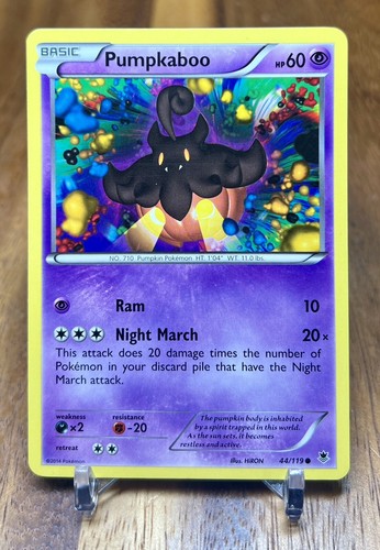 Pumpkaboo 44/119 Phantom Forces Non Holo Pokemon Card NM | eBay