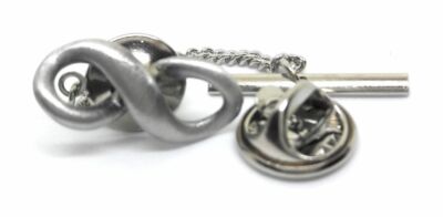 PEWTER INFINITY TIE TACK / LAPEL PIN | eBay