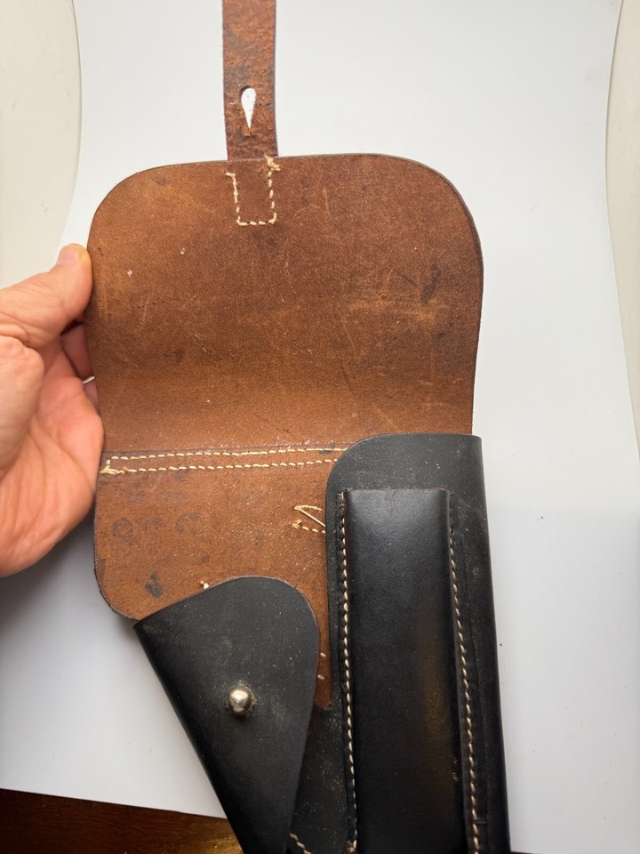 MINT 1944 Soft shell Holster German Mauser Walther CLG P38 WWII ...