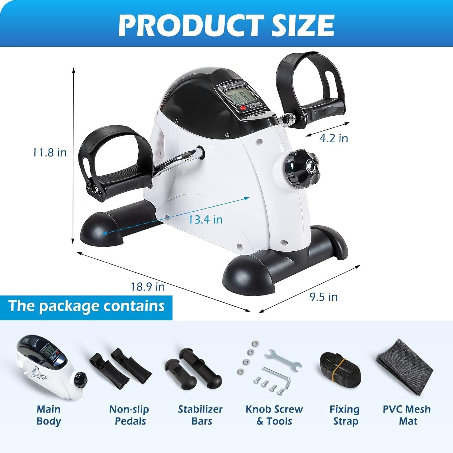 TABEKE Under Desk Bike Pedal Exerciser - (White) | eBay