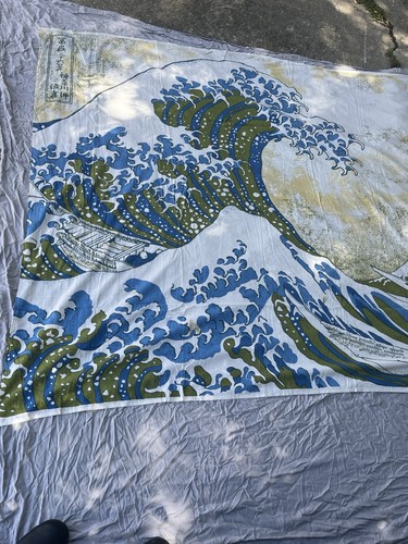 The Great Wave Tapestry Beyond the Wall 82x57” Cotton Wall Hanging Art ...