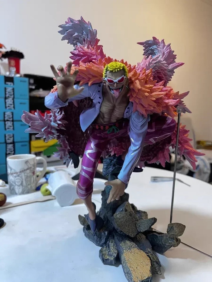 34cm One Piece Donquixote Doflamingo Qibuhai Resonance Series PVC Anime ...