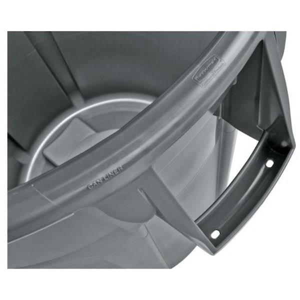 Rubbermaid Commercial Fg263200gray Brute 32 Gal Round Heavy Duty ...