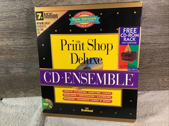 Broderbund Printshop Deluxe Cd Ensemble for sale online | eBay