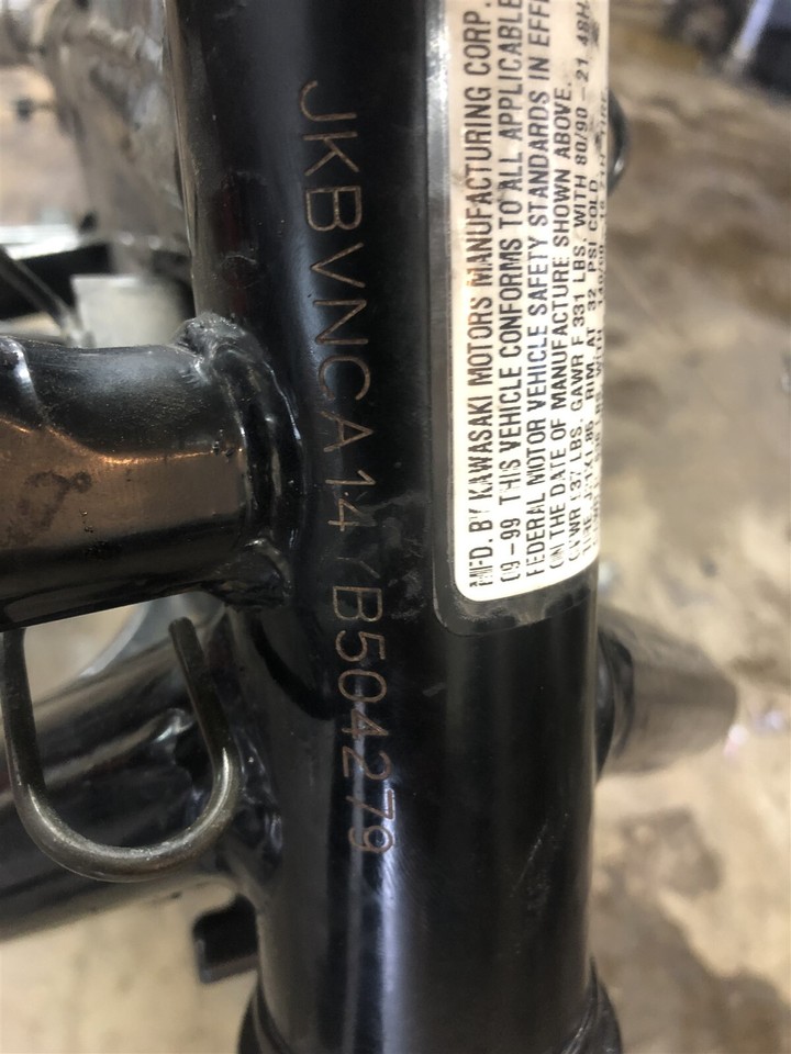 2000 Kawasaki VN800 VN 800 A Vulcan Frame Chassis | OE | Japan