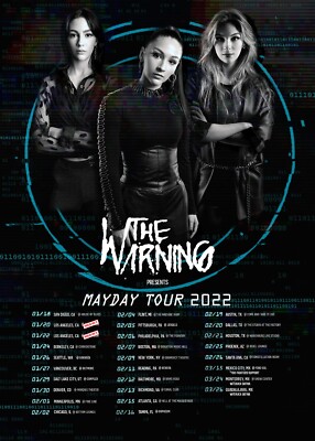 THE WARNING "MAYDAY TOUR 2022" U.S. & MEXICO CONCERT TOUR POSTER ...