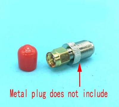 300PCS red Φ8mm SMA Plastic Protection covers Dust cap for RF SMA Male ...