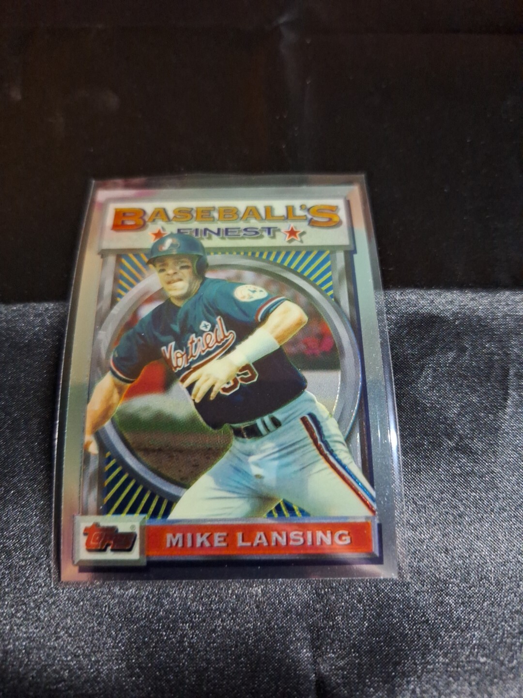 1993 TOPPS FINEST BASEBALL NRMT-MT #186 MIKE LANSING MONTREAL EXPOS | eBay