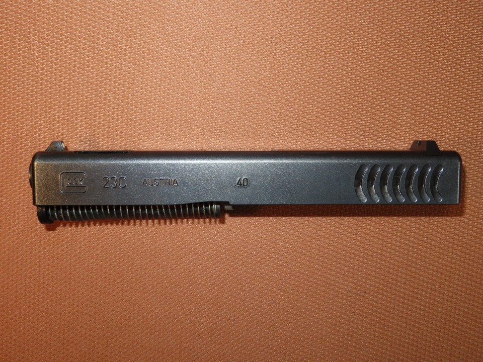 Glock 23-C Gen 3 Slide Complete, FISH GILL SERRATIONS OEM 23C G23 .40 S ...