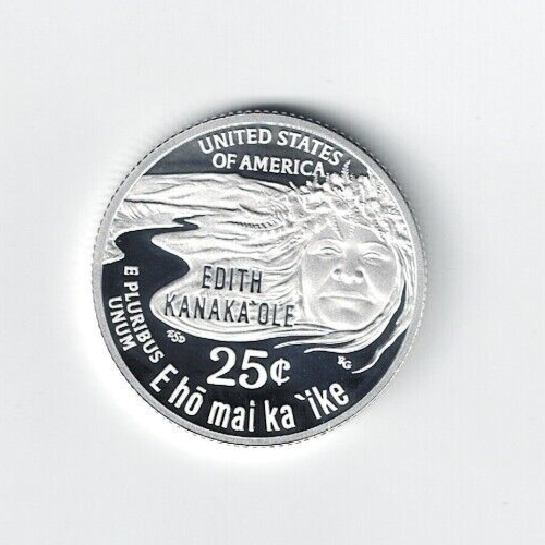 2023-S San Francisco Silver Proof American Women Edith Kanakaʻole 25 ...