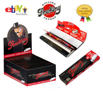792 X Papers Smoking Delux Black King Size Rolling Papers With Tips ...