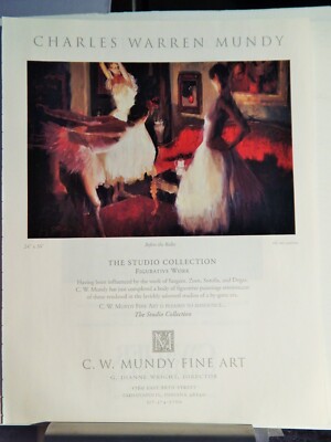 CHARLES WARREN MUNDY / DEBORAH COTRONE ART PIECES ORIG VTG 1999 ...