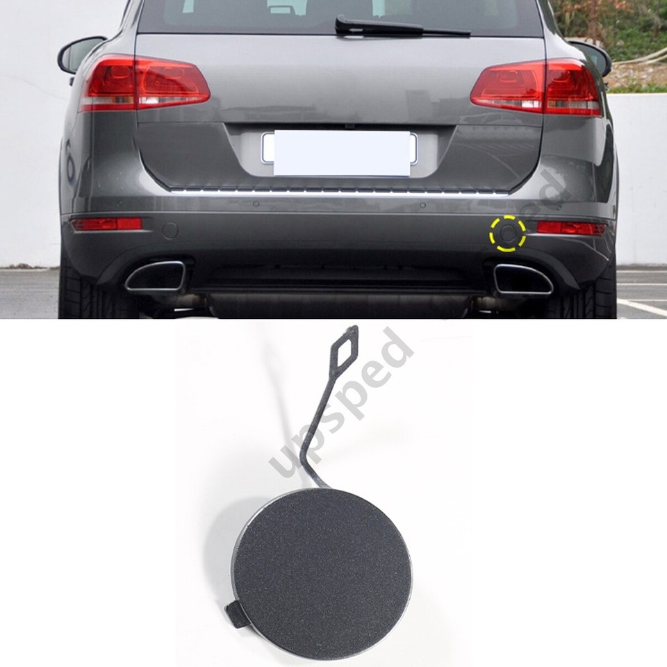 Rear Bumper Towing Tow Hook Cover Cap For VW Touareg 2011-2014 ...