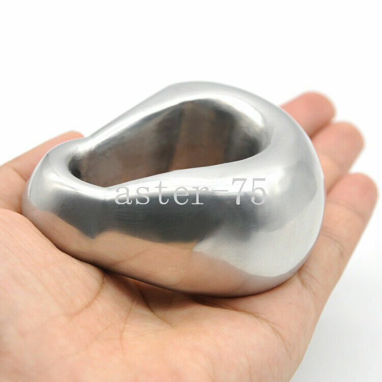 New Oval Ball Stretcher Weight Testicle Weights Stainless Scrotum ...