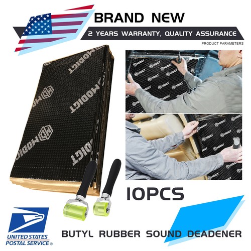 16SqFt Car Sound Deadener Butyl Proofing Thick Insulation Killing Noise ...