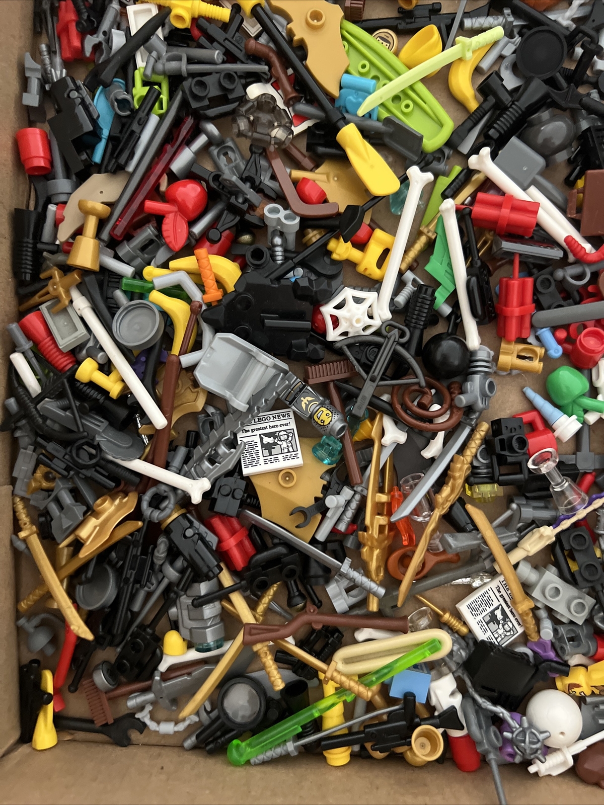 Lego Minifigure Items Parts Accessories Bulk Lot - Weapons, Utensils ...