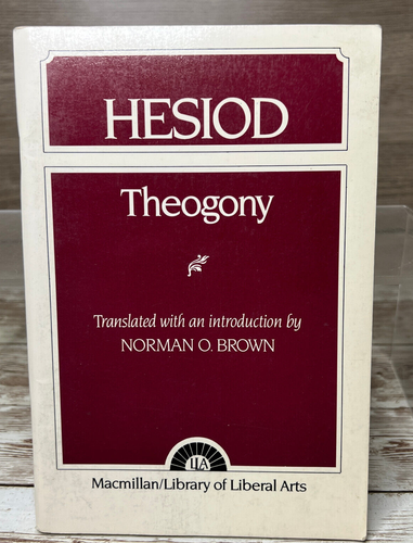 Hesiod - Theogony Booklet - Intro by Norman O. Brown, Greek Poetry ...