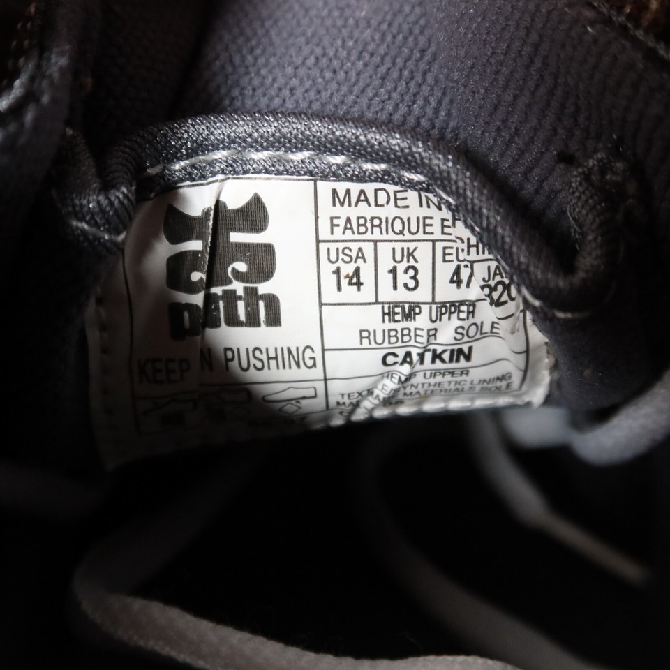 Vintage Y2K iPath Catkin Skate Shoes Skateboard Hemp | eBay