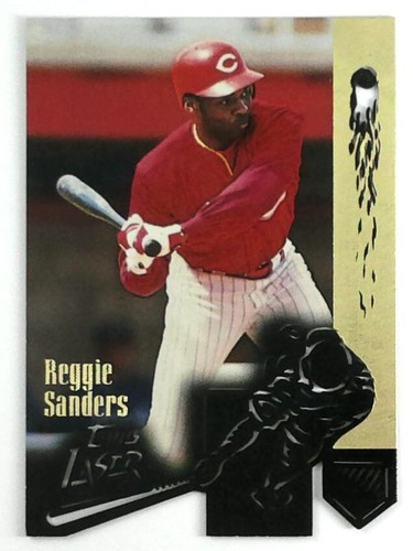 1996 Topps Laser Reggie Sanders #77 Baseball Cincinnati Reds | eBay