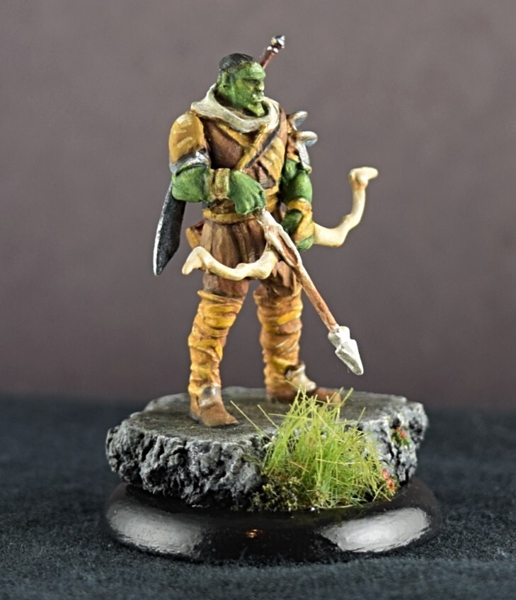 Painted Miniature - Wizkidz - Ogre Ranger - Pain at Distance - D&D DnD ...