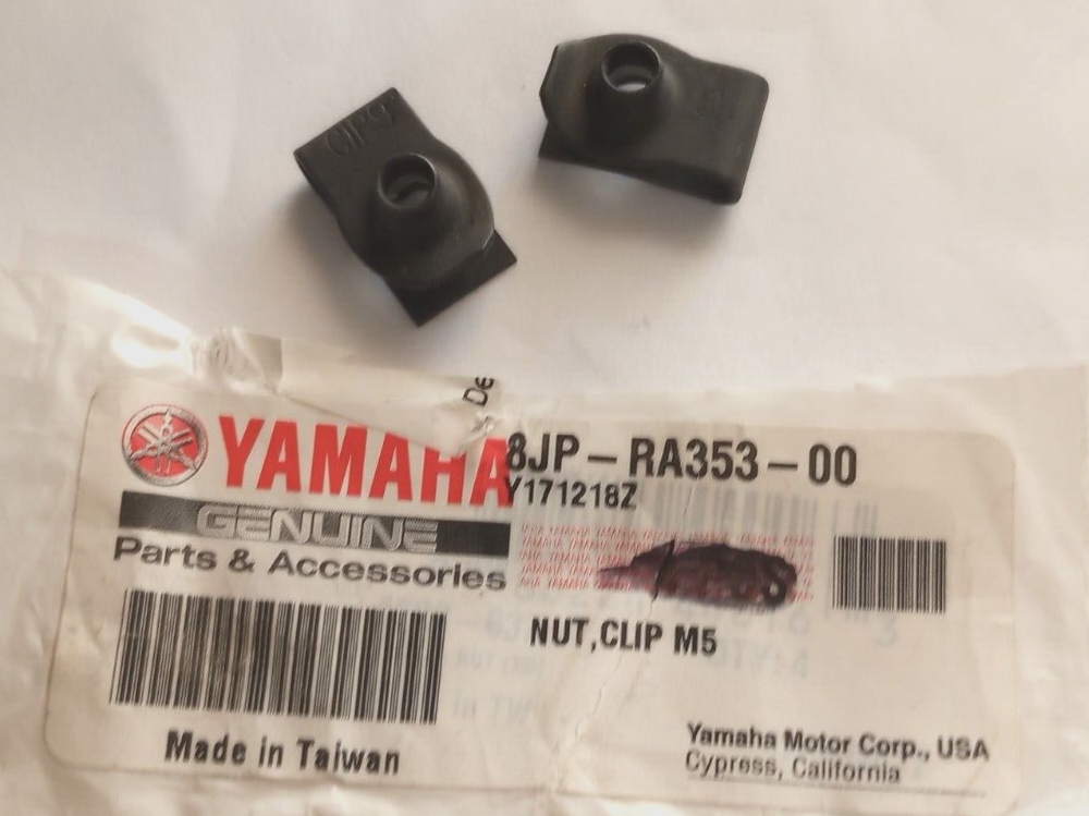 Yamaha Snowmobile Clip Nut NOS 8JP-RA353-00 Qty. 2 (L-7733) | eBay